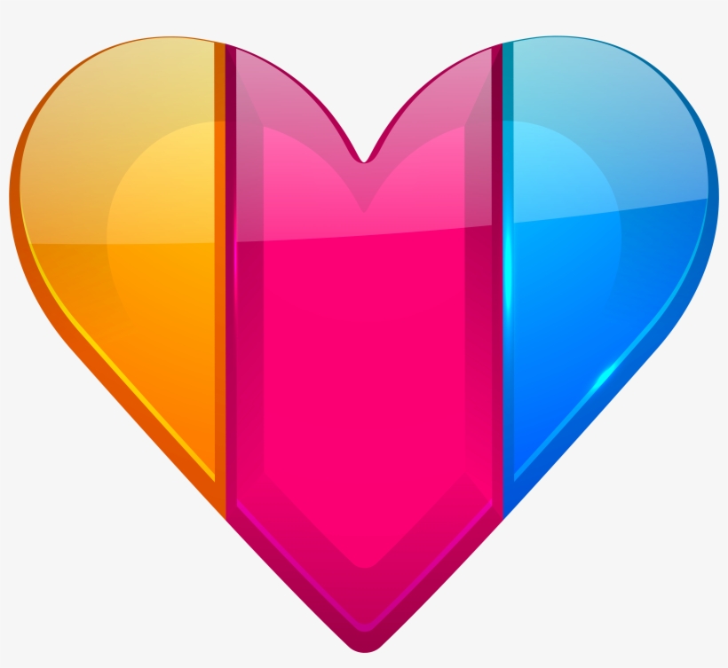 Colorful Heart Png Clipart - Colorful Heart Png - 5000x4364 PNG ...