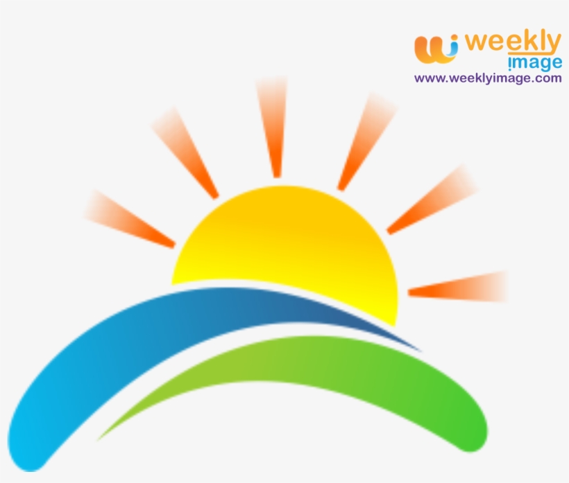 Sunrise Vector Logo - Sun Ray Logo Free - 1281x1025 PNG Download - PNGkit