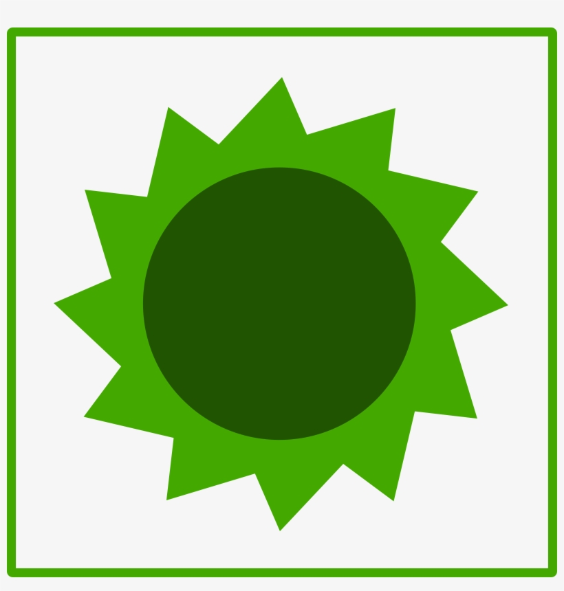 This Free Icons Png Design Of Eco Green Sun Icon - 2400x2400 PNG ...