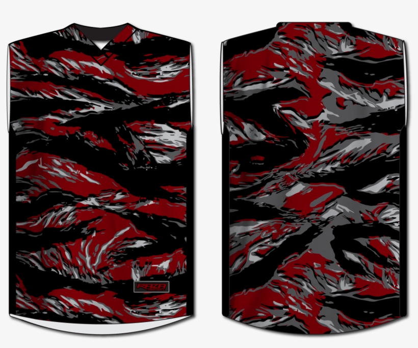 Red Tiger Stripe Sleeveless Budget Baller - Red Tiger Stripe Camo ...