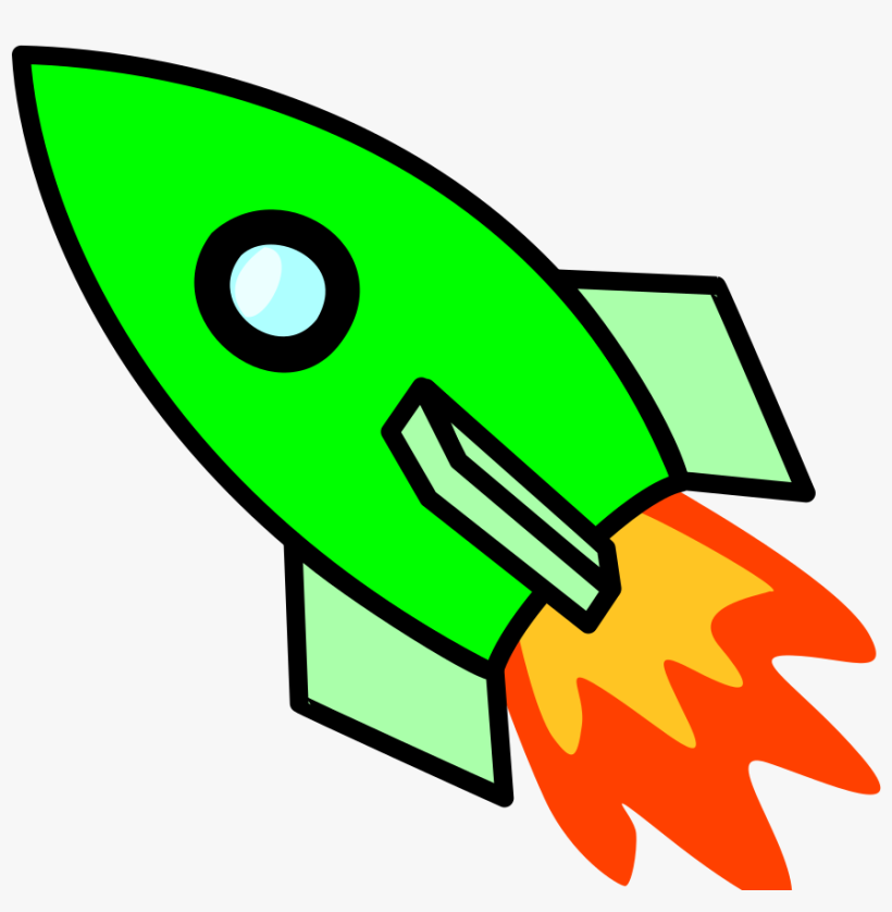 Green Rocket Clip Art At Clipart - Rocket Ship Clipart - 600x597 PNG ...