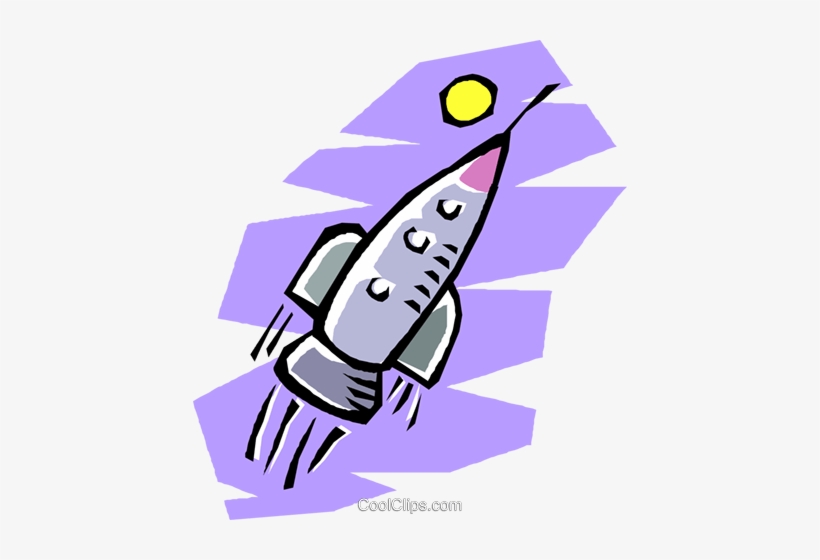 Download Transparent Rocket Ship Flying Through Outer Space Royalty ...