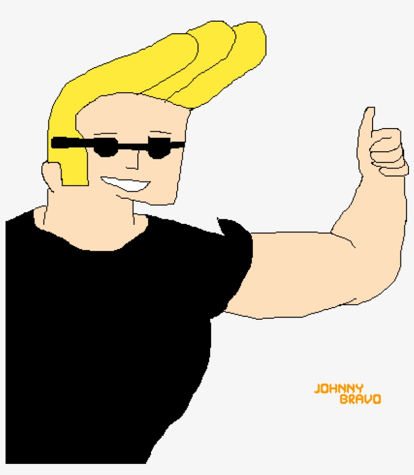 Johnny Bravo - 1000x1000 PNG Download - PNGkit