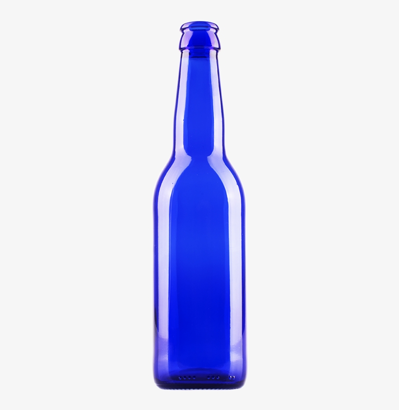 Blue Cobalt Bottle 330 Ml Bn052 - Blue Beer Bottle - 740x774 PNG ...