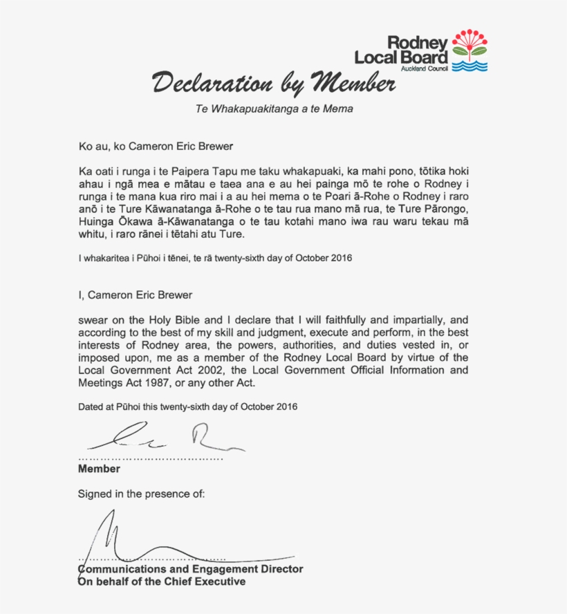 Page - Howick Local Board - 633x919 PNG Download - PNGkit