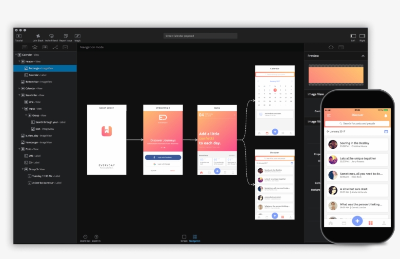 Supernova Studio Turn Sketch Designs Into Native Mobile - Mobile App ...