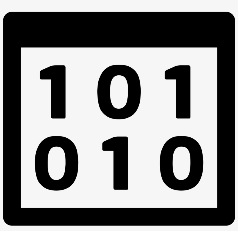 This Is A Photo Of A Square - Icono Binario Png - 1600x1600 PNG ...