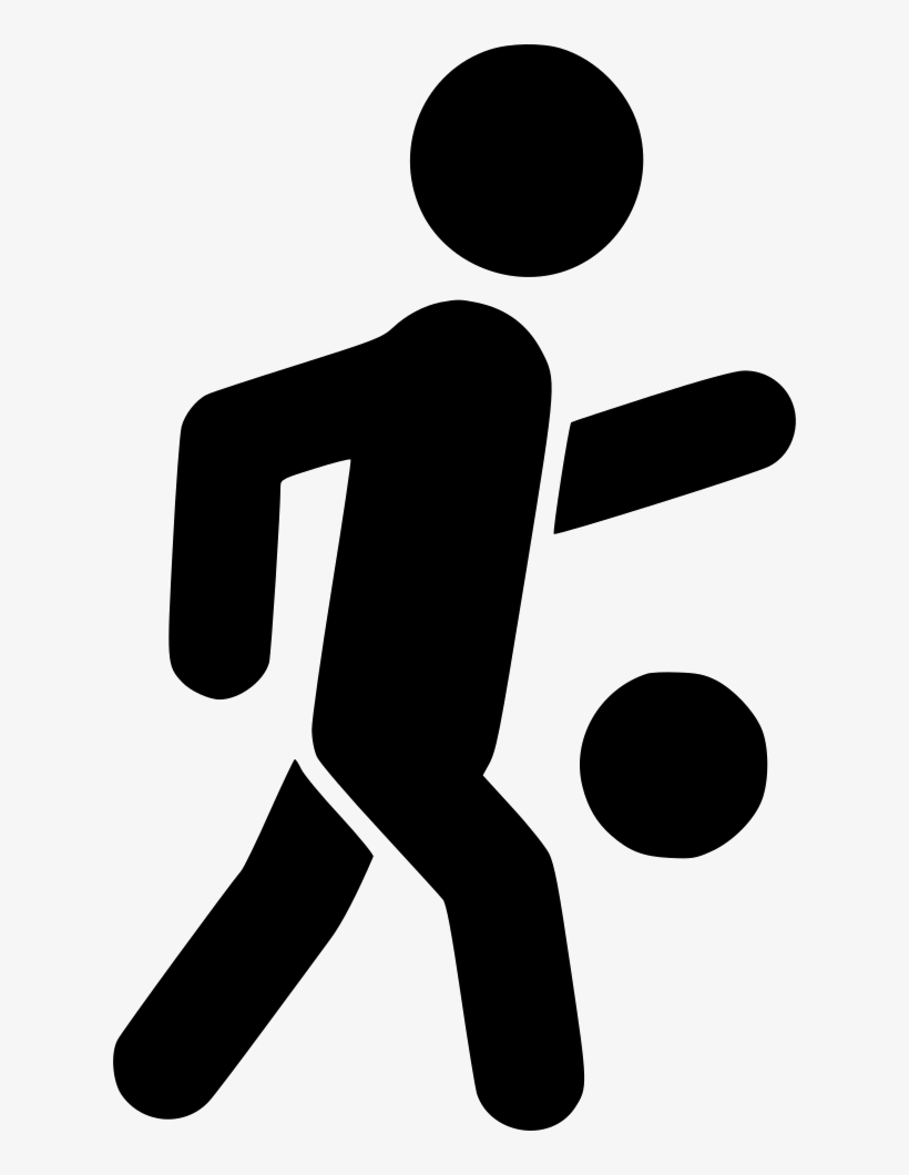 Png File Svg - Playing Football Icon Png - 616x980 PNG Download - PNGkit