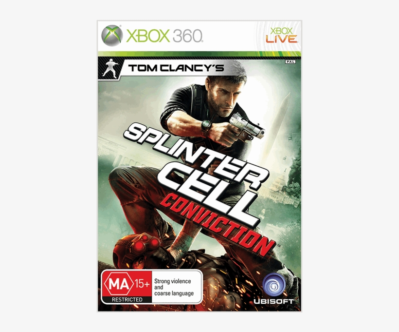 1 Of - Tom Clancy's Splinter Cell Conviction Xbox 360 - 600x600 PNG ...