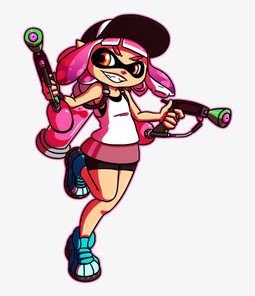 Inkling Girl Png Png Black And White Download - Inkling Girl Png ...