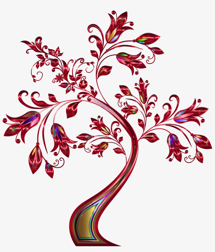 This Free Icons Png Design Of Floral Tree Supplemental - 2033x2280 PNG ...