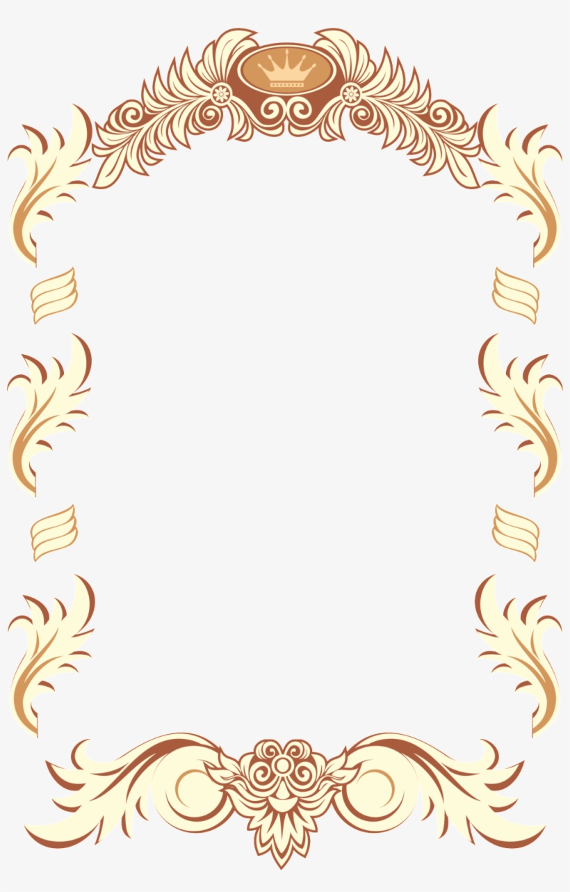 Creative Lace Border Png Element - Design - 1024x1551 PNG Download - PNGkit