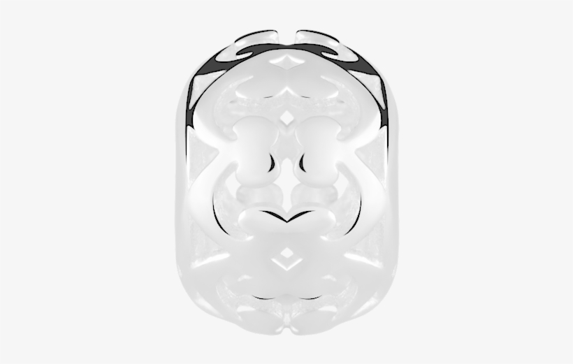 Sterling Silver Filigree Charm By Emma & Roe - Titanium Ring - 600x600 ...