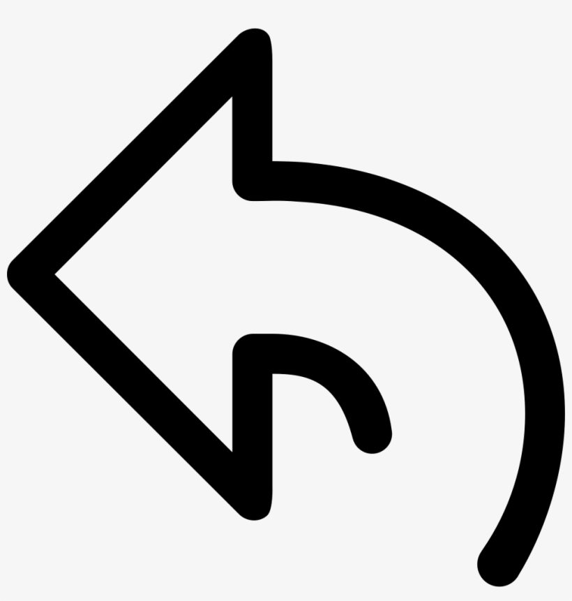 Png File - White Arrow Back - 980x982 PNG Download - PNGkit