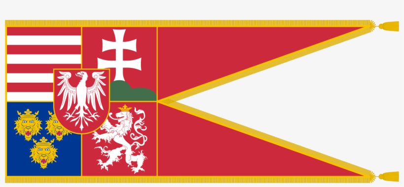 Flag Of The Kingdom Of Hungary - Historical Flags Of Hungary - 2000x833 ...