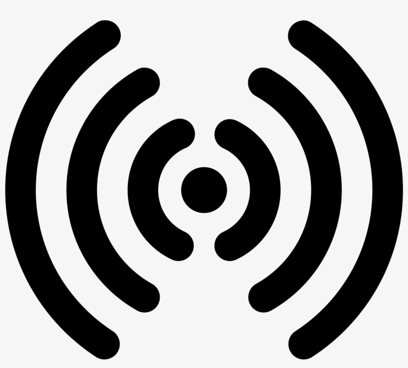 Rfid Signal Icon - Radio Waves Icon - 1600x1600 PNG Download - PNGkit