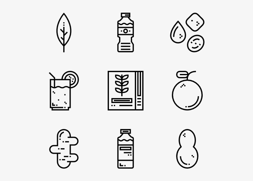 Healthy Food 50 Icons - 600x564 PNG Download - PNGkit