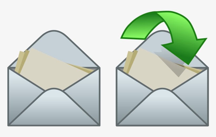 Green, Icon, Envelope, Arrow, Open, Close, Envelopes - Open Envelope ...