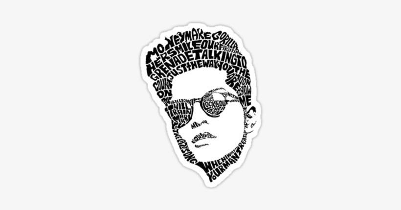 Download Transparent Bruno Mars Sketch Art Stickers - Bruno Mars Sony ...
