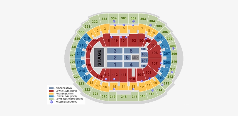 Staples Center Seating Chart Concert