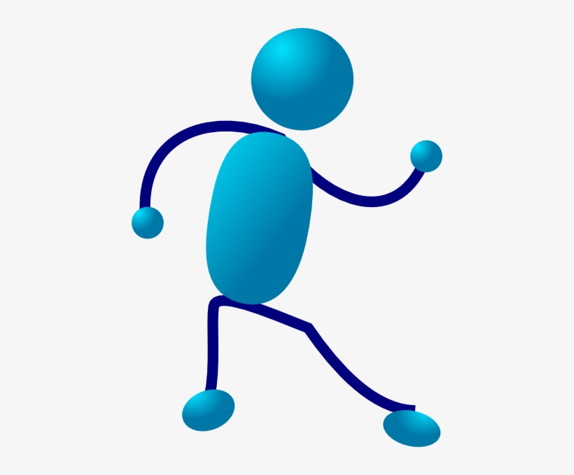 Stick Man Running - 444x599 PNG Download - PNGkit