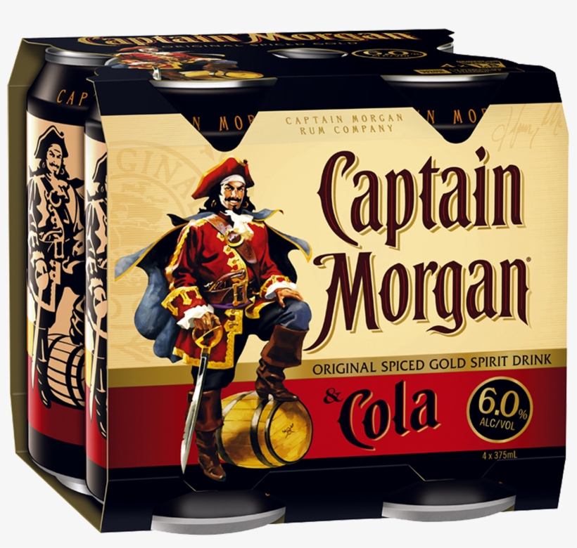 Captain Morgan - 6 Pack Of Captain Morgan - 1600x2000 PNG Download - PNGkit