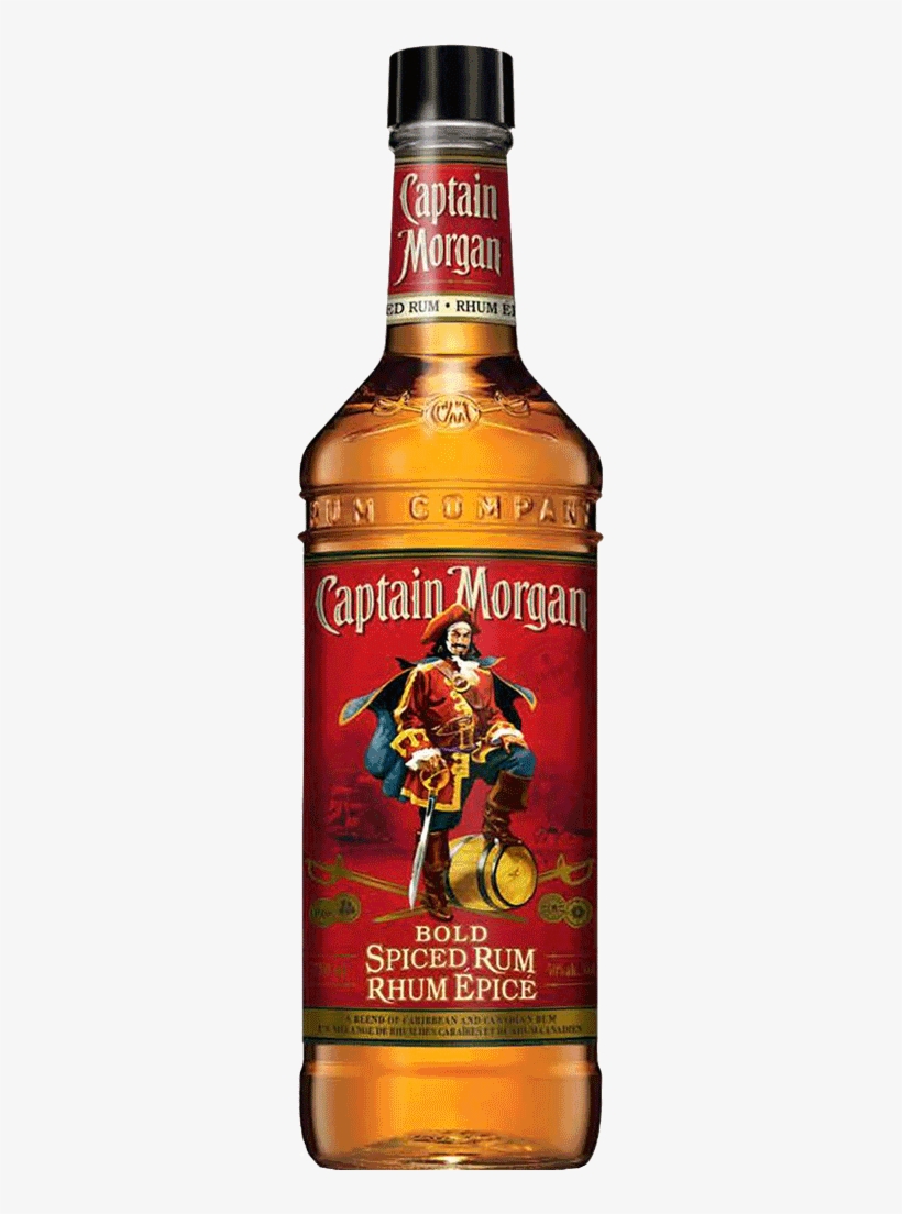 Captain Morgan Bold Spiced Rum - 279x1024 PNG Download - PNGkit