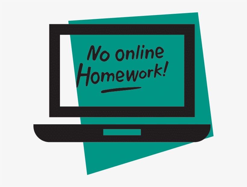 No Online Homework - Graphic Design - 692x692 PNG Download - PNGkit