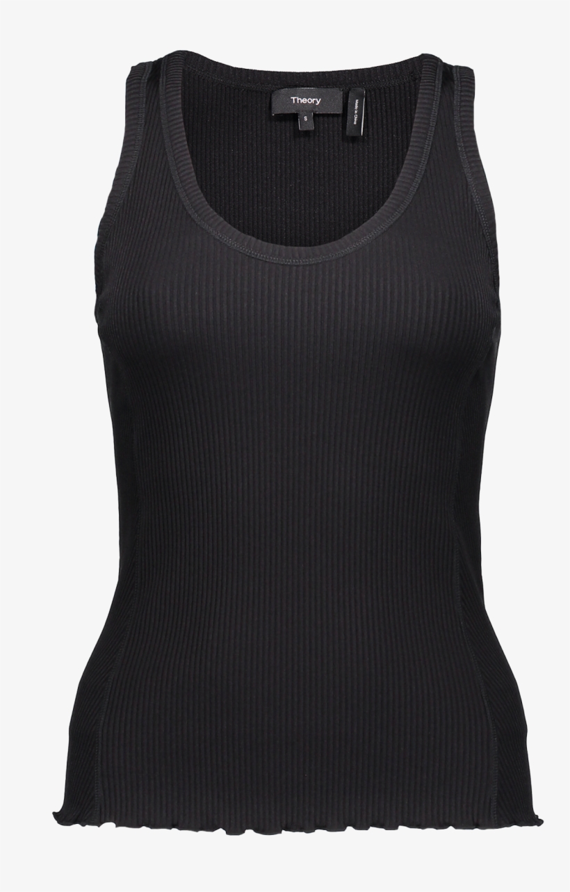 Fitted Rib Shell In Black - Active Tank - 1280x1920 PNG Download - PNGkit