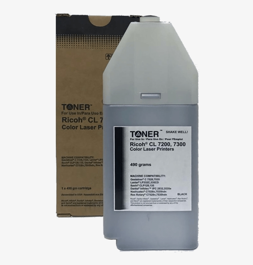 Ricoh Toner Cartridge Rhtcl7300bk - Bottle - 862x862 PNG Download - PNGkit