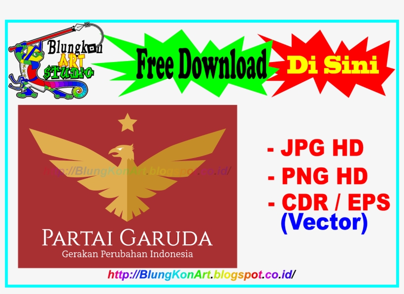 Download Transparent Free Download Logo Partai Garuda Vector Eps Jpg ...