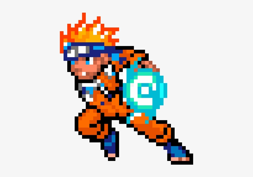 Naruto - Naruto Pixel Art - 1200x1200 PNG Download - PNGkit