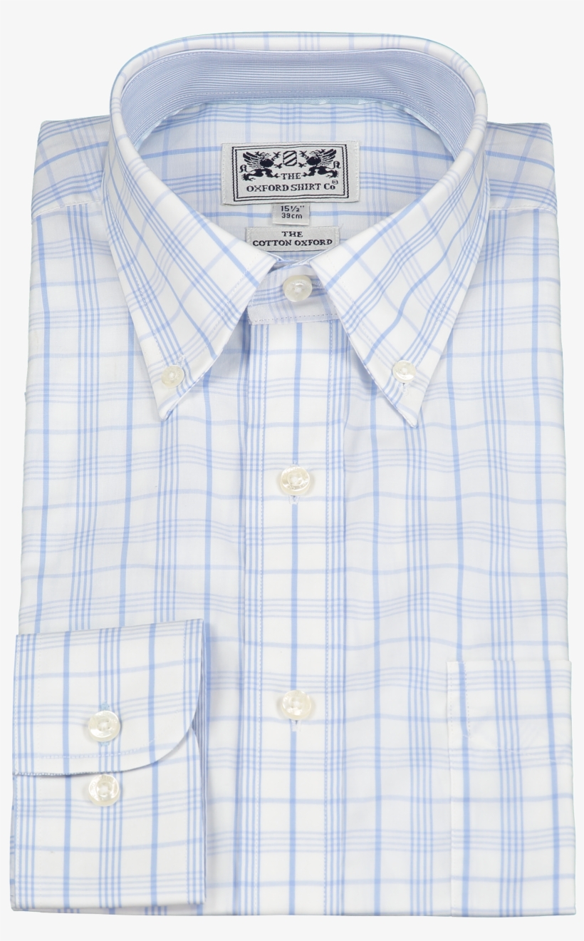 Button Down Shirt In Light Blue Multi Check - Formal Wear - 3278x3278 ...