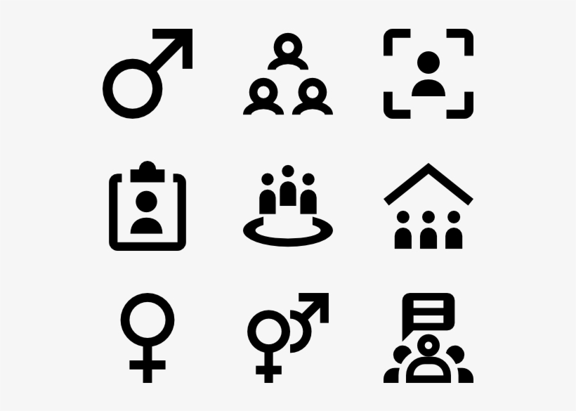 Users - Gender Symbol - 600x564 PNG Download - PNGkit