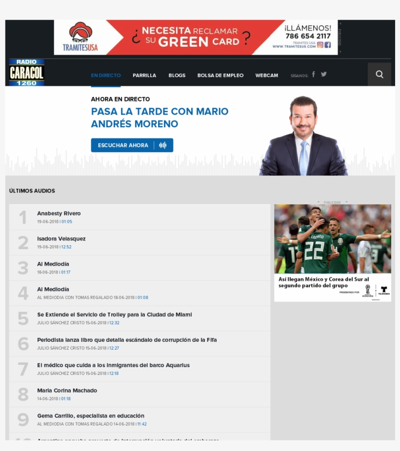 Wsua-am Radio Caracol 1260 Am - Am Broadcasting - 1920x1080 PNG ...