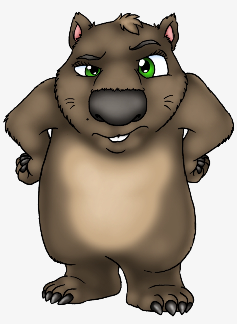 Unfortunately, The Photos Taken At My Spectacular Grumpy - Wombat Cartoon - 1185x1518 PNG ...