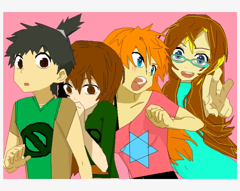 Group Base By Lilyflowerg - Group Of Girl Base - 1600x572 PNG Download ...