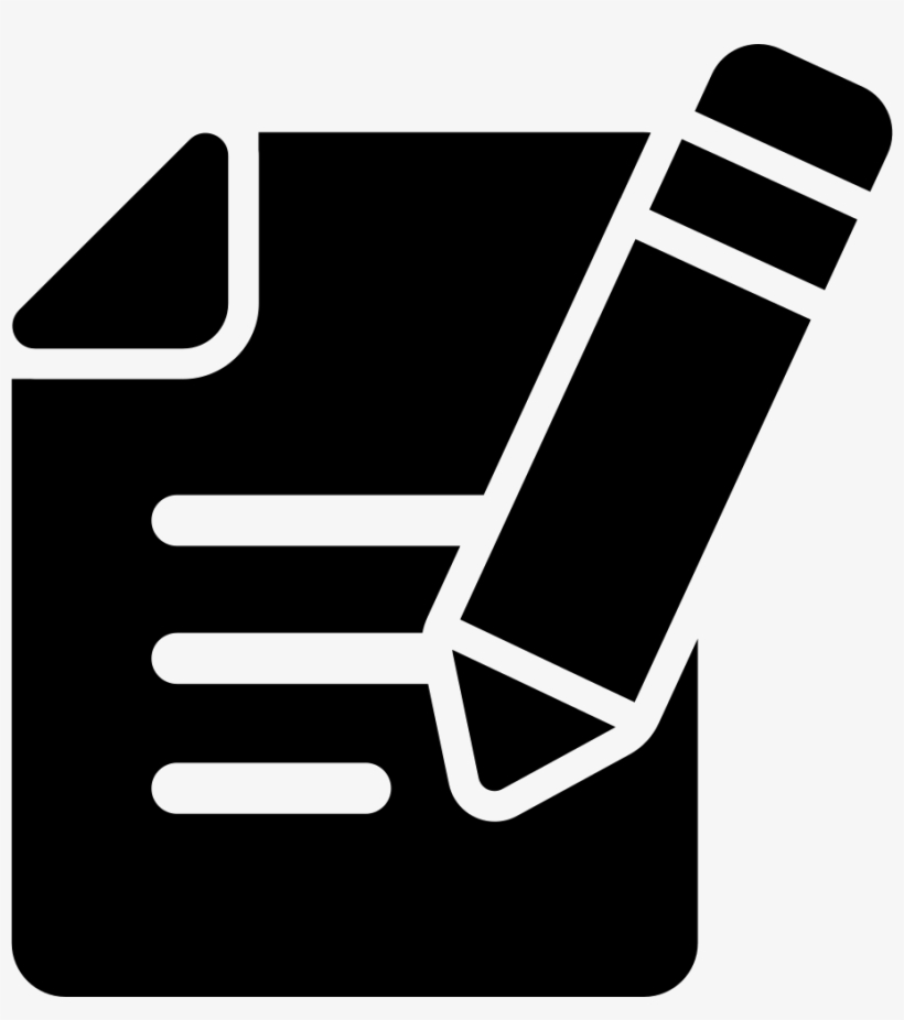 Png File Svg - Write Note Icon - 906x980 PNG Download - PNGkit