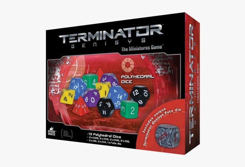 Terminator Genisys - Polyhedral Dice - Warlord Games Dice Pack ...