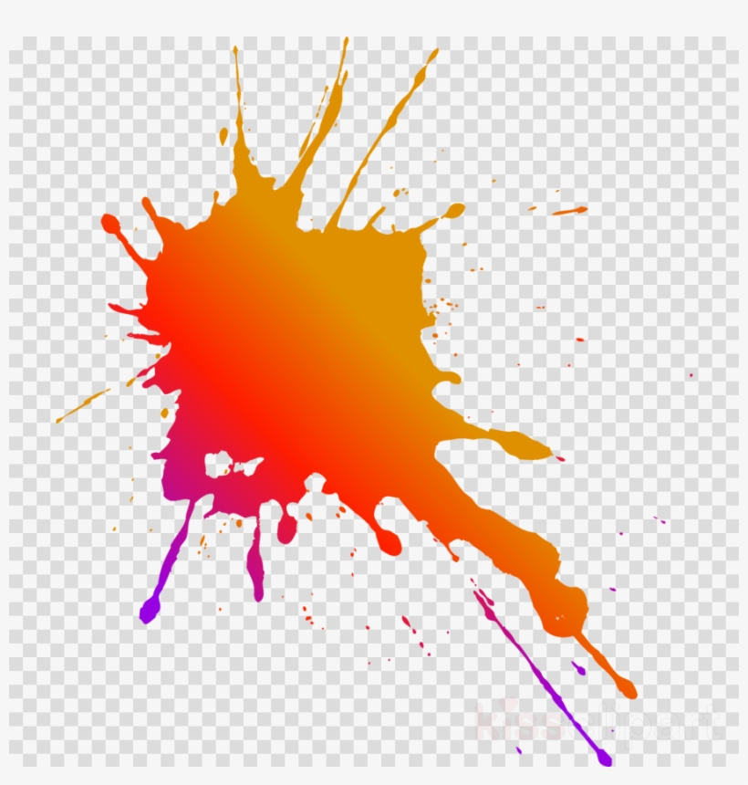 Edible Paint Splats Clipart