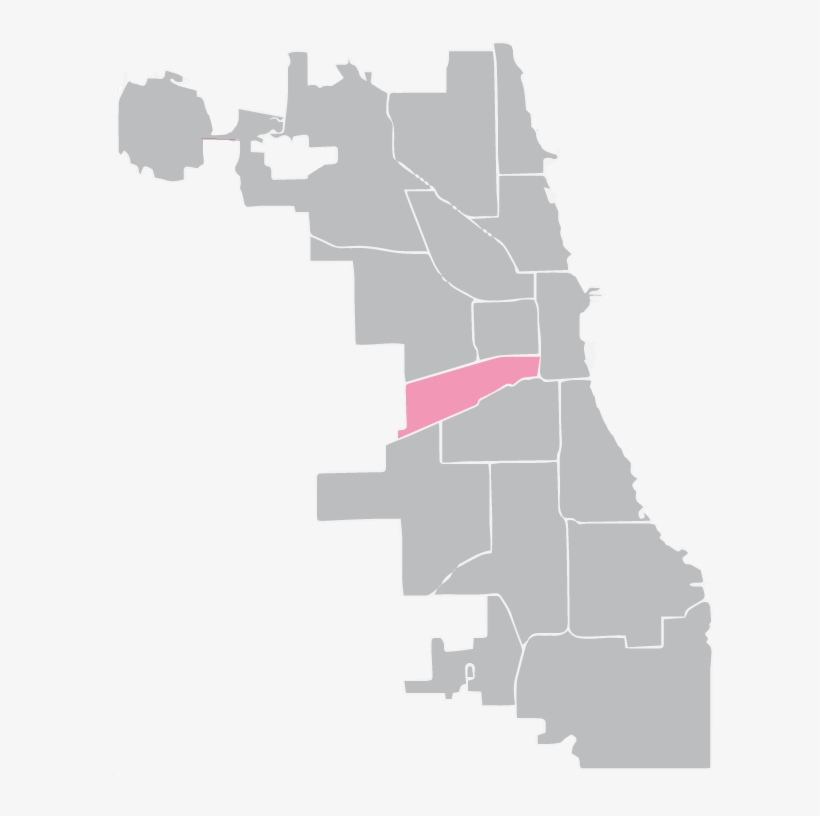 2015 Chicago Mayoral Election Map - 612x749 PNG Download - PNGkit