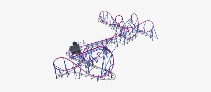 Banshee Track Layout - Banshee Roller Coaster Height - 450x360 PNG ...