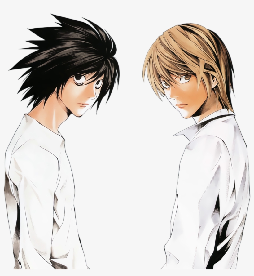 Download Transparent L Death Note Png - L Death Note Official Art - PNGkit