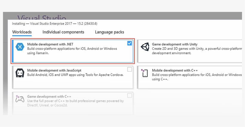 Xamarin App Development With Visual Studio Visual Studio