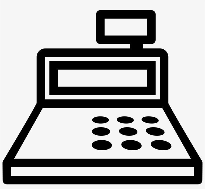 Cash Register - - Cash Register Icon - 980x856 PNG Download - PNGkit