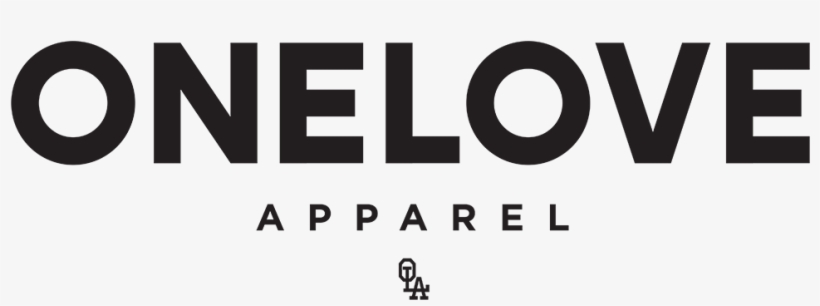 One Love Apparel - Black And White One Love Logo - 1000x360 PNG ...