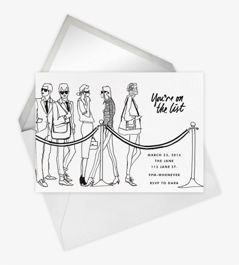 Crew For Paperless Post - Paperless Post - 717x836 PNG Download - PNGkit