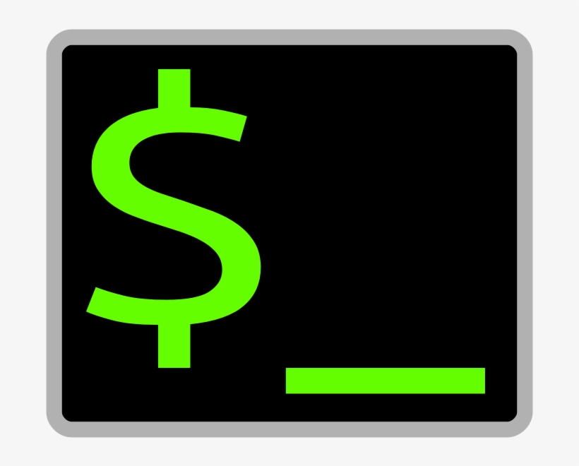 This Png File Is About Shell , Icon , Simple , Terminal - Green ...
