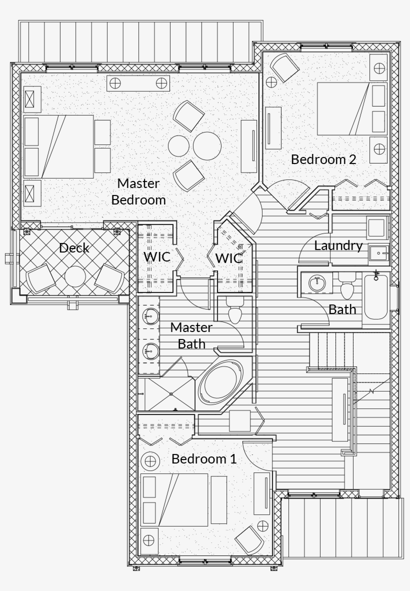 Sea Spray Second Floor Floorplan - Floor Plan - 800x1102 PNG Download ...