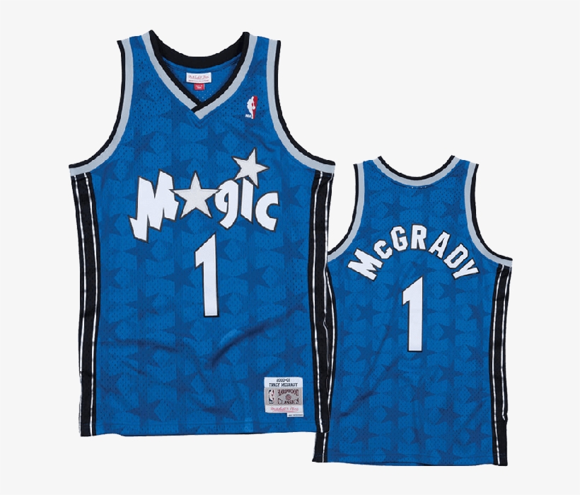 Tracy Mcgrady 1 Orlando Magic 2000-01 Mitchell & Ness - 700x700 PNG ...